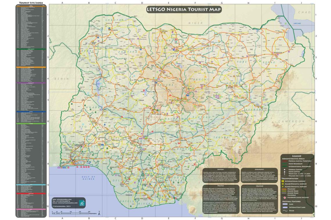 Letsgo Nigeria Tourist Map – Letsgo Nigeria Shop